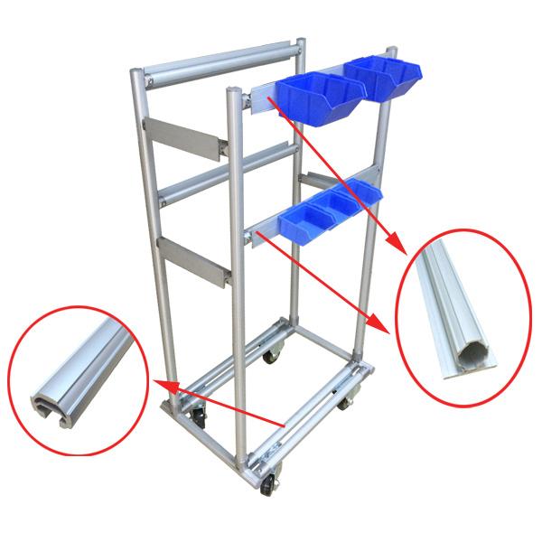 AL-BB 6063-T5 Round Aluminium Alloy Tube 28mm For Rack System