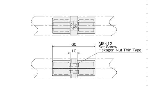 Dark Gray Zine - alloy Metal Pipe Connectors Aluminum Tube Fittings
