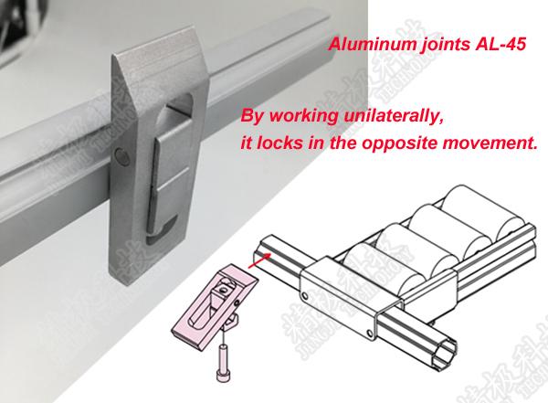 Double Tracks Scalable conveyor Aluminum Tubing Joints Prevent Flow ...