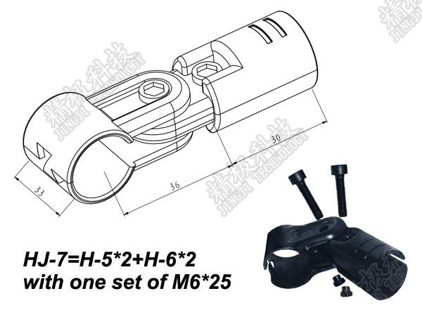 180 Degree Rotation Lean Steel Pipe Joints Fixed Line Bar Flexible Pipe ...