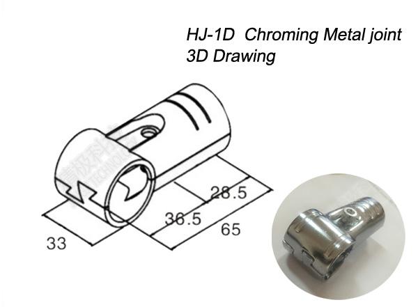 ESD Creform Pipe Workbench Chrome Pipe Fittings Chrome Plated Metal ...