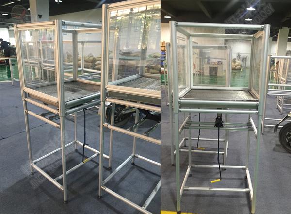 Drawer Connector Pipe Fixator Aluminum Tubing Joints For Workbench AL-16