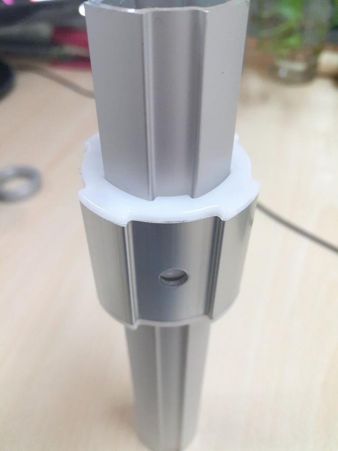 AL-18-A Metal Pipe Connectors , Upgrade Aluminum Tubing Joints Silvery ...