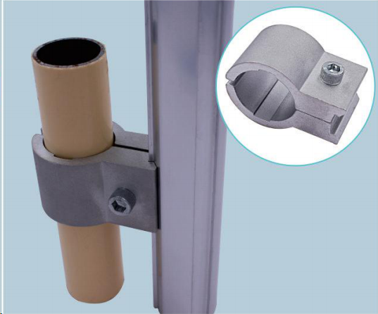 Sandblasting AL-72 Aluminum Tubing Joints Connector Connect Aluminum ...