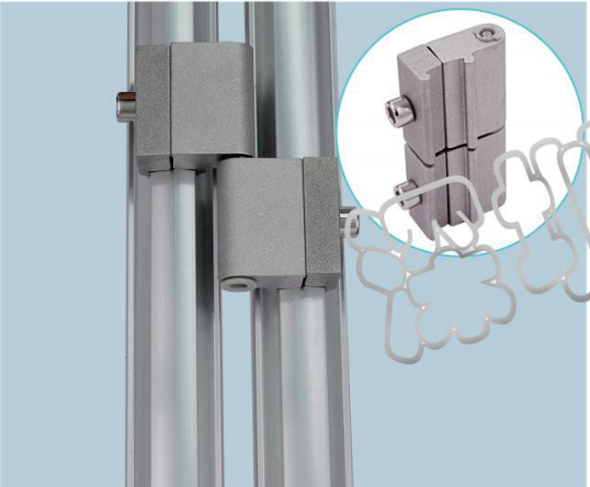 Removable Sandblasting Connector Aluminum Pipe Hinges AL-46 Workbench ...