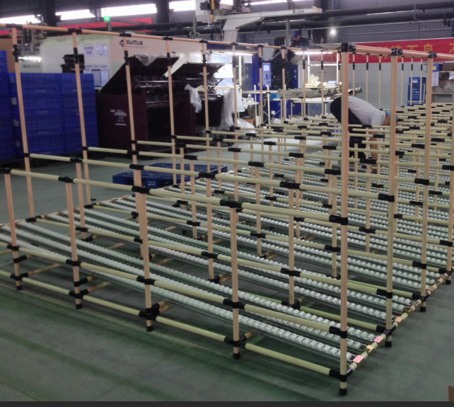 Heavy Duty Steel Pipe Racking System Storage PE Pipe Shelves For ...