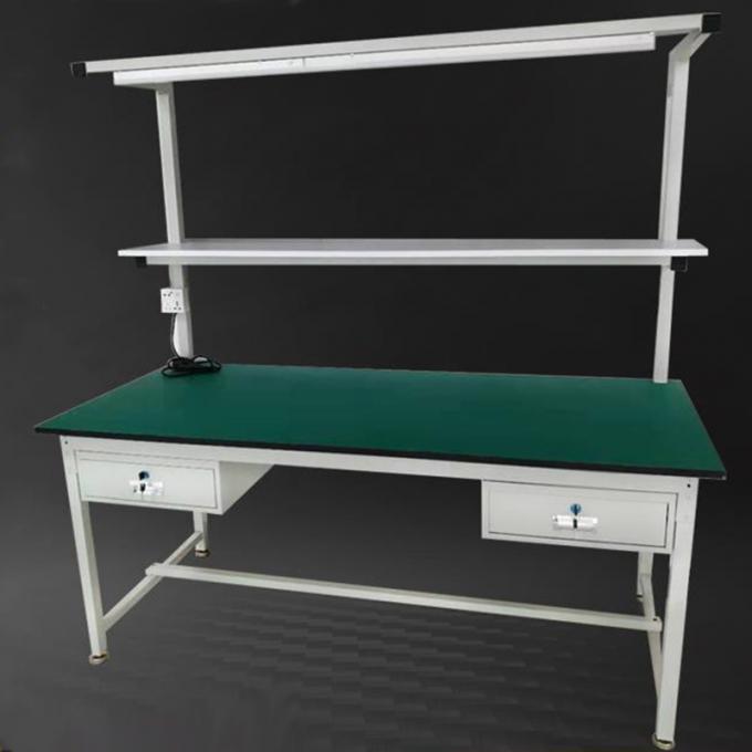 ESD Loading Aluminium Alloy Pipe Workbench Removable Custom Shelves