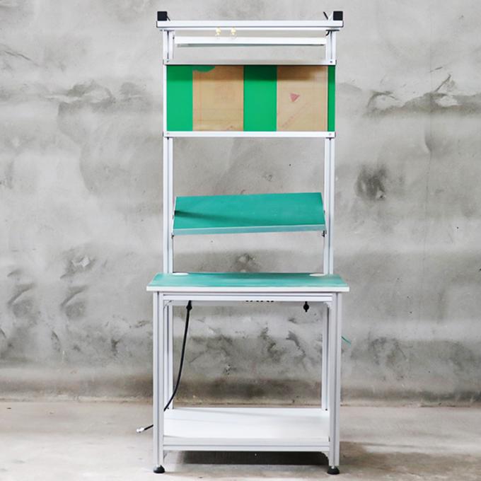 ESD Loading Aluminium Alloy Pipe Workbench Removable Custom Shelves