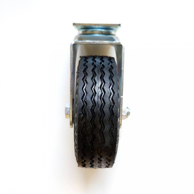 ESD Swivel Caster Wheels Without Brake 5'' 125x32mm Black Rubber