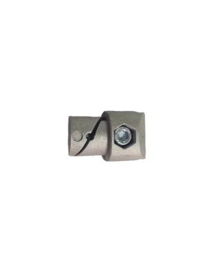 AL-1-S Aluminum Pipe Joints Multi Connector Inner Type S Multi Angle Slivery Sandblasting