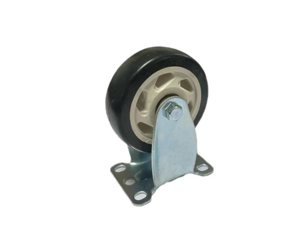 Transparent heavy duty Swivel Caster Wheels with Single / double Axle