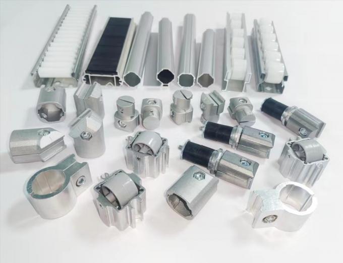 OD 28mm Aluminium Alloy Pipe Casting Workbench Structural Aluminum Tubing